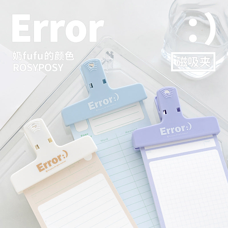 Cream cute file receive arrange binders and long tail – Yena Goods